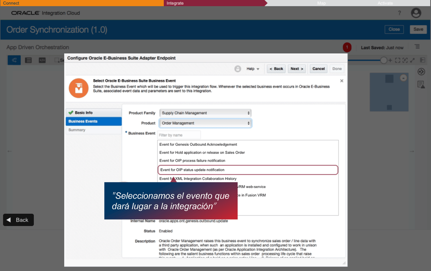 Oracle Integration Cloud y la integración de aplicativos