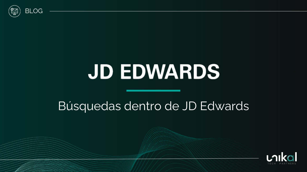 Búsquedas dentro de JD Edwards