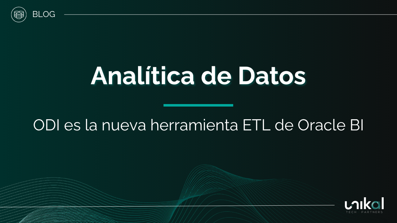 ODI es la nueva herramienta ETL de Oracle BI